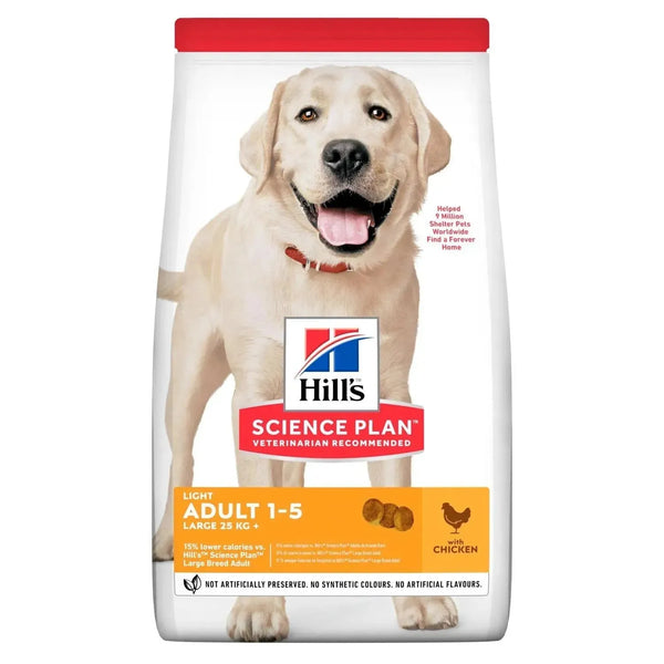 Hill's Light Large Breed Adult - Hund von Hill's Science Plan – Marigin ...